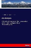 Air-Analysis - Wanklyn James Alfred | Książka w Empik