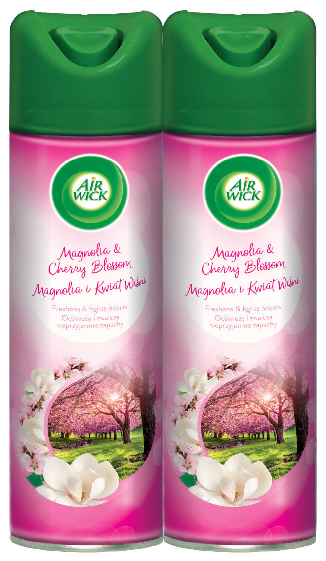 Air Wick Aeromist Magnolia i Kwiat Wiśni 2 x 300 ml - Reckitt Benckiser ...