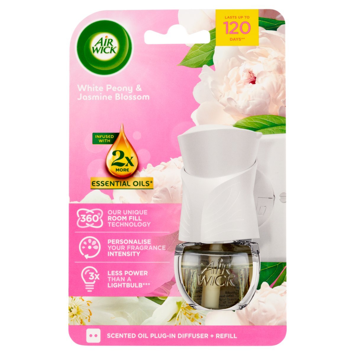 Air Wick Electric White Peony & Jasmine Blossom 19ml - Komplet ...