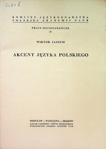 Akcent języka polskiego - Opracowanie zbiorowe | Książka w Empik