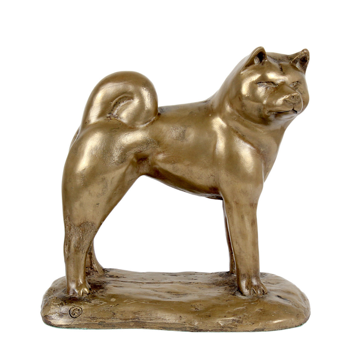 Akita, Akita Inu - statuetka psa, figurka do biura, trofeum na wystawę ...