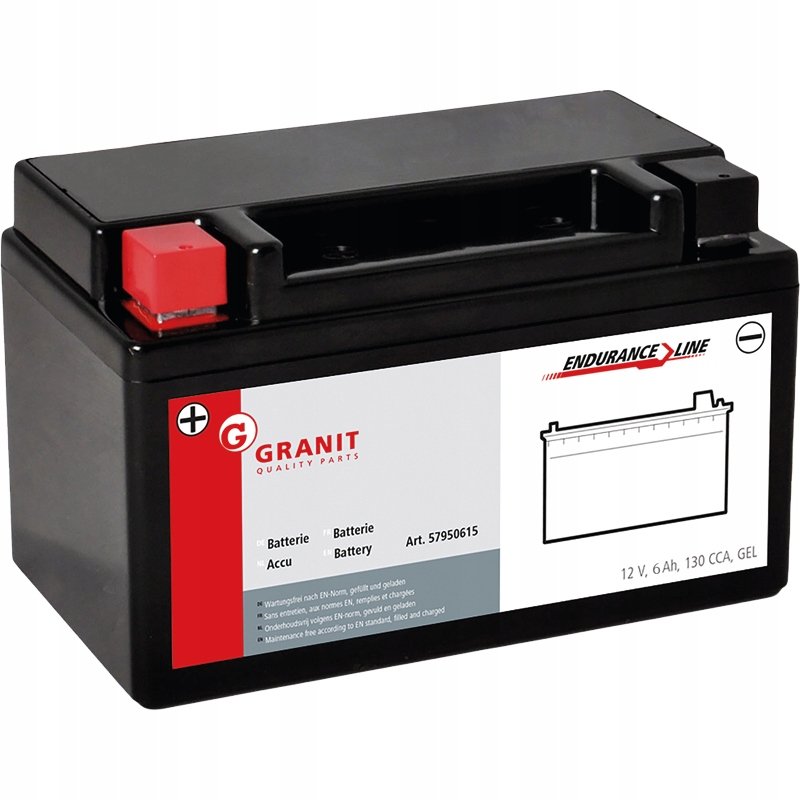 Akumulator 12V 7Ah 90EN 150x87x93mm 550915 57950615 - Granit Parts ...