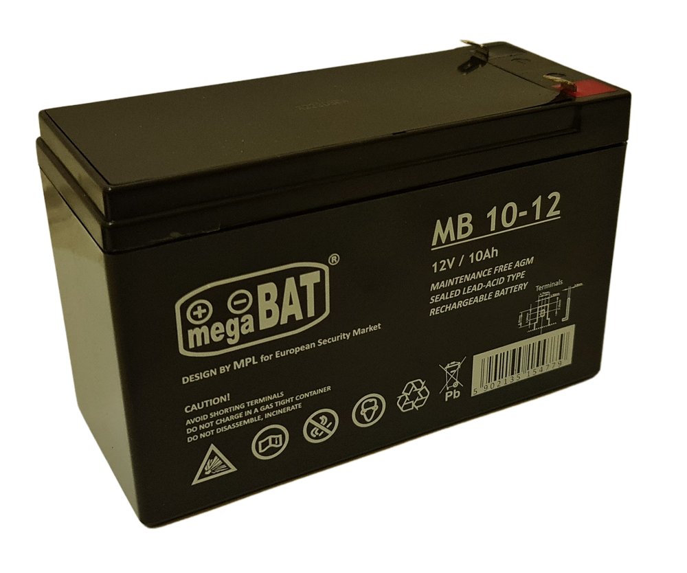 Akumulator AGM 12V 10Ah megaBAT - Megabat | Sklep EMPIK.COM