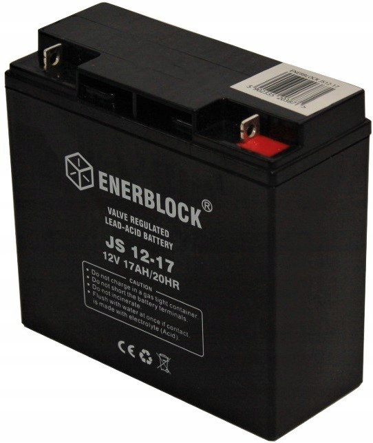 Akumulator Agm 12V 17Ah Enerblock Deep-Cycle Mocny - Enerblock | Motoryzacja EMPIK