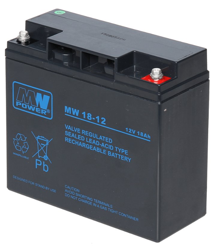 Akumulator Agm 12V 18Ah Mw - MW Power | Sklep EMPIK.COM