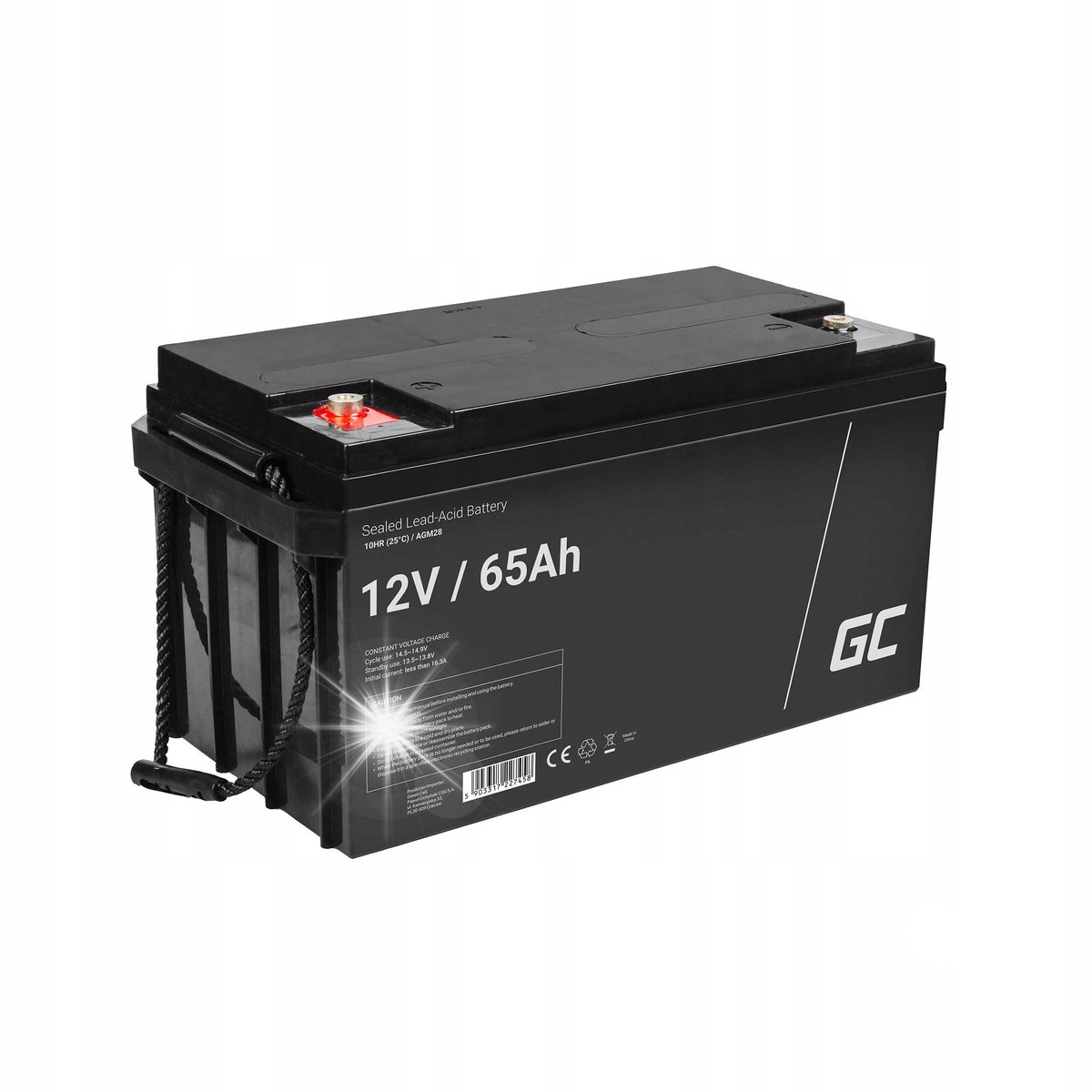 Akumulator AGM 12V 65Ah Bezobsługowy do UPS Kampera Skutera Zabawki ...
