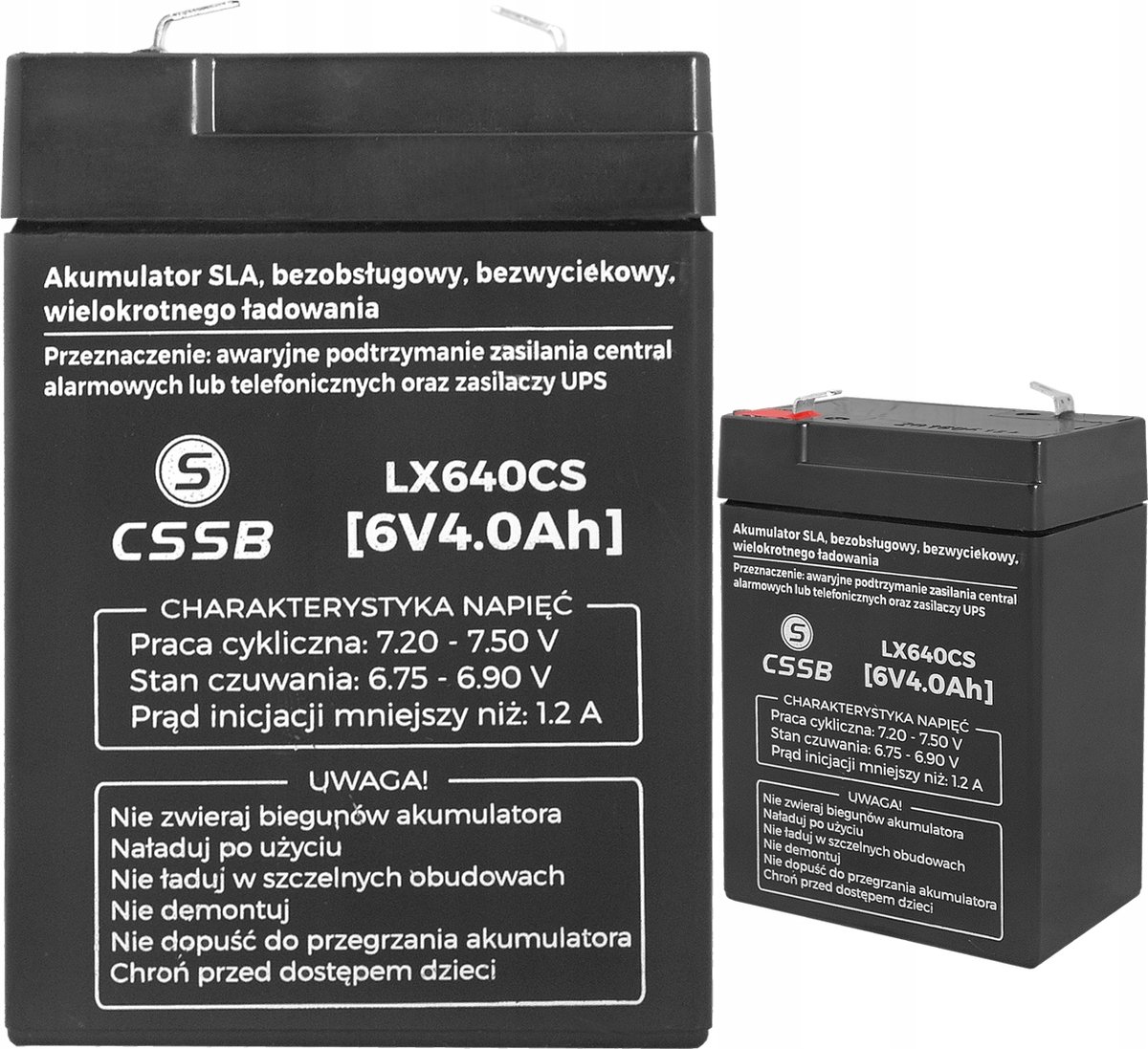 AKUMULATOR AGM 6V 4Ah DO ZABAWEK UPS ALARMU MOCNY - Inna marka | Sklep ...