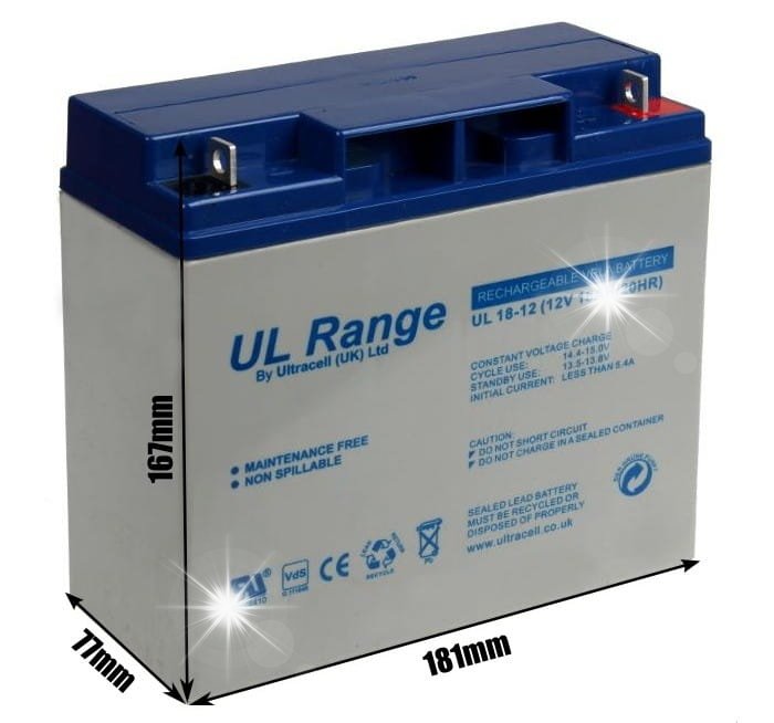 Akumulator AGM ULTRACELL UL 12V 18AH żelowy ALARM - Inna marka | Sklep EMPIK.COM