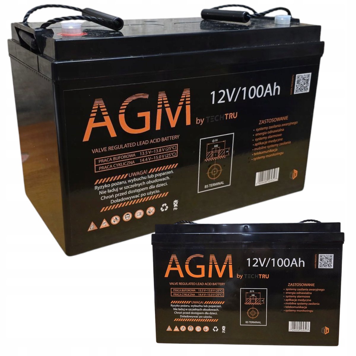 Akumulator bezobsługowy AGM VRLA AGM 12V 100Ah do zasilania awaryjnego UPS - Inna marka | Sklep ...