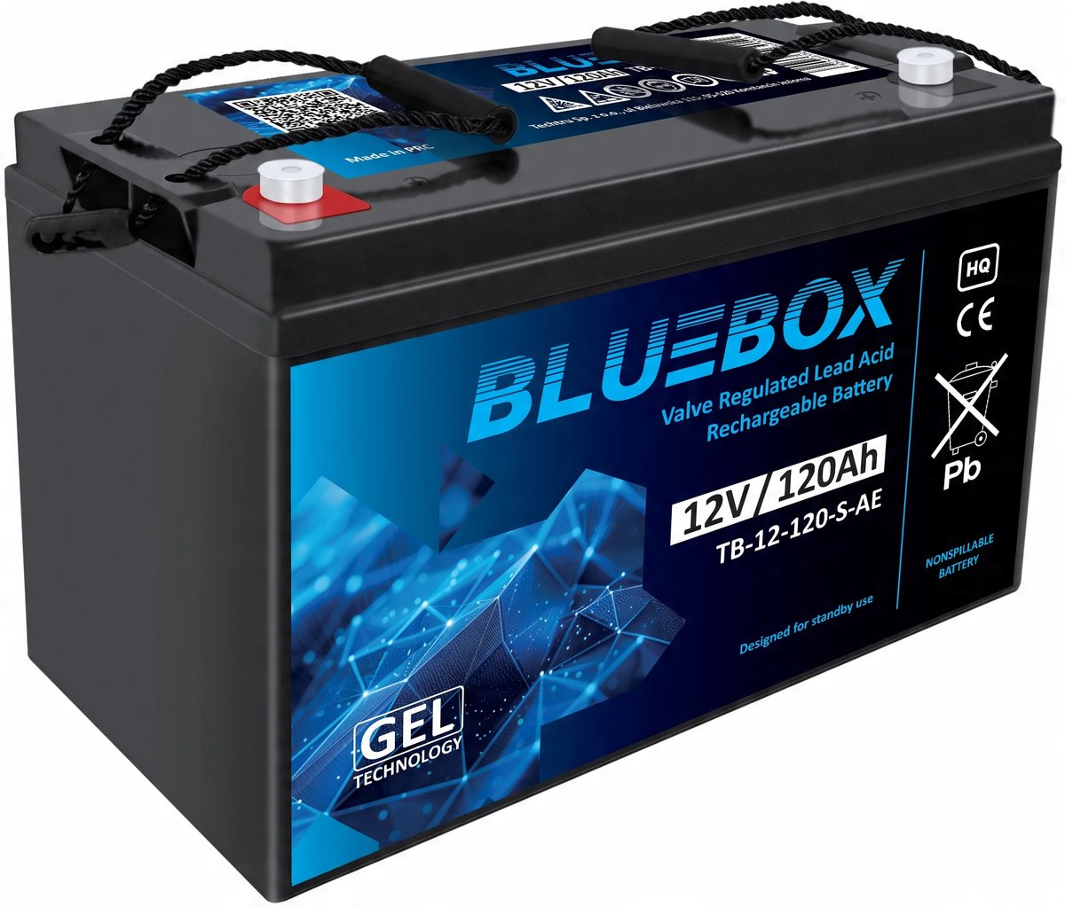 Akumulator bezobsługowy BLUEBOX VRLA GEL 12V 120Ah DO ZASILACZY ...