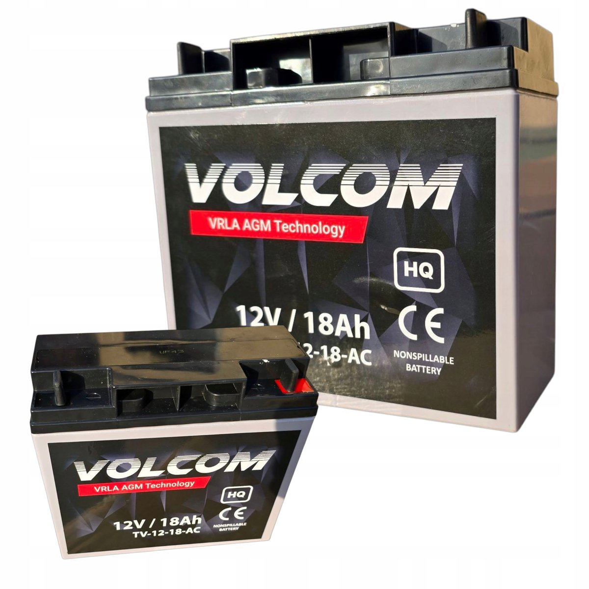 Akumulator bezobsługowy VOLCOM VRLA AGM 12V 18Ah do zasilaczy, zabawek itp - Inna marka | Sklep ...