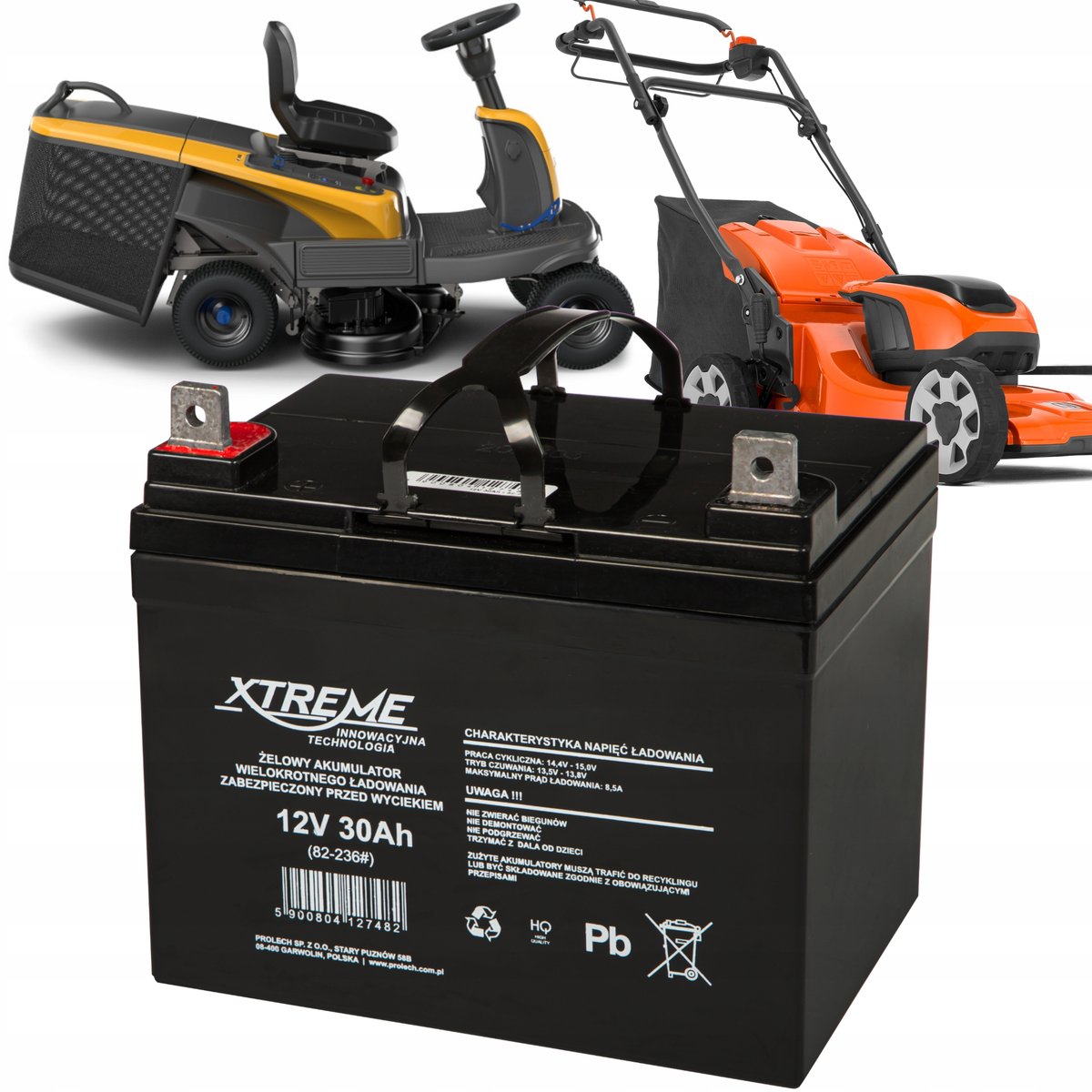 Akumulator Żelowy Agm 12V 30Ah Bezobsługowy Ups - Xtreme | Sklep EMPIK.COM