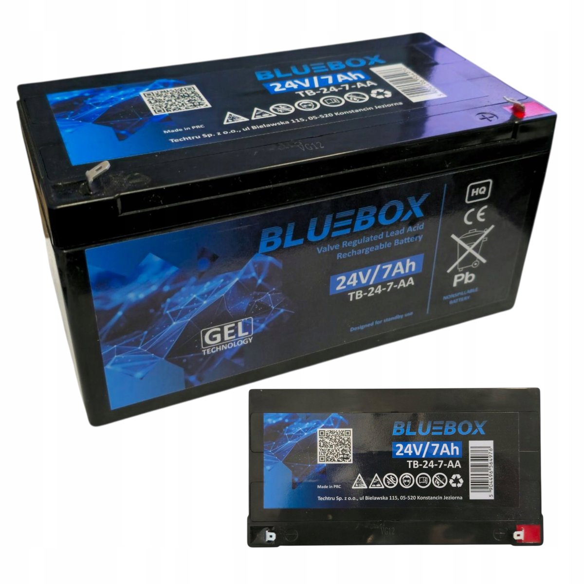 Akumulator żelowy BLUEBOX VRLA GEL 7Ah 24V do zabawek, zas. awaryjnych - Inna marka | Sklep ...