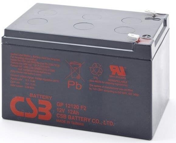 Akumulator żelowy CSB GP12120 F2 12V 12Ah - CSB Battery | Sklep EMPIK.COM
