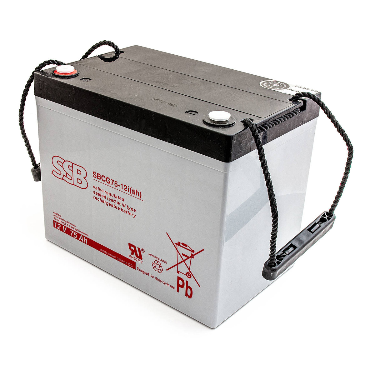 Akumulator żelowy SSB SBCG 75-12i(sh) 12V 75Ah bezobsługowy do pracy cyklicznej - Inna marka ...