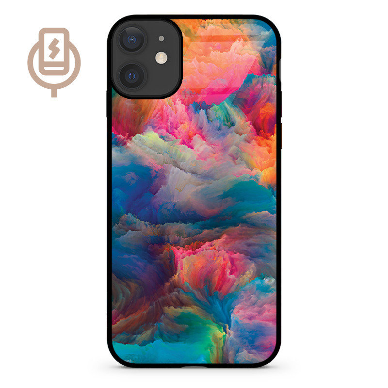 Akwarele niebo - iPhone 11 Etui szklane flexible indukcyjne [TIF 66A ...