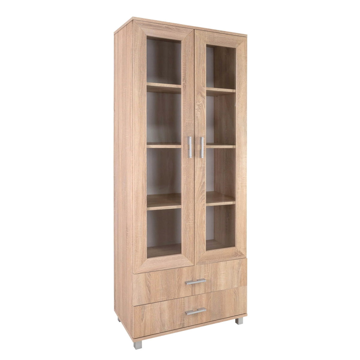 ALA Witryna 2W2S duża dąb sonoma - Kielecka Fabryka Mebli | Sklep EMPIK.COM