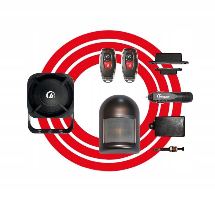 Alarm do przyczepy kempingowej BEEPER XR5CC 12V DC 433 MHz - Beeper | Sklep EMPIK.COM