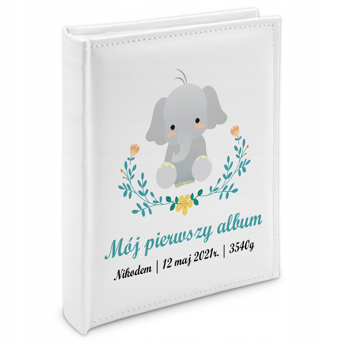 ALBUM BIAŁY EKO SKÓRA PREZENT NA CHRZEST SZYTY WZ - StyleCouture | Sklep EMPIK.COM