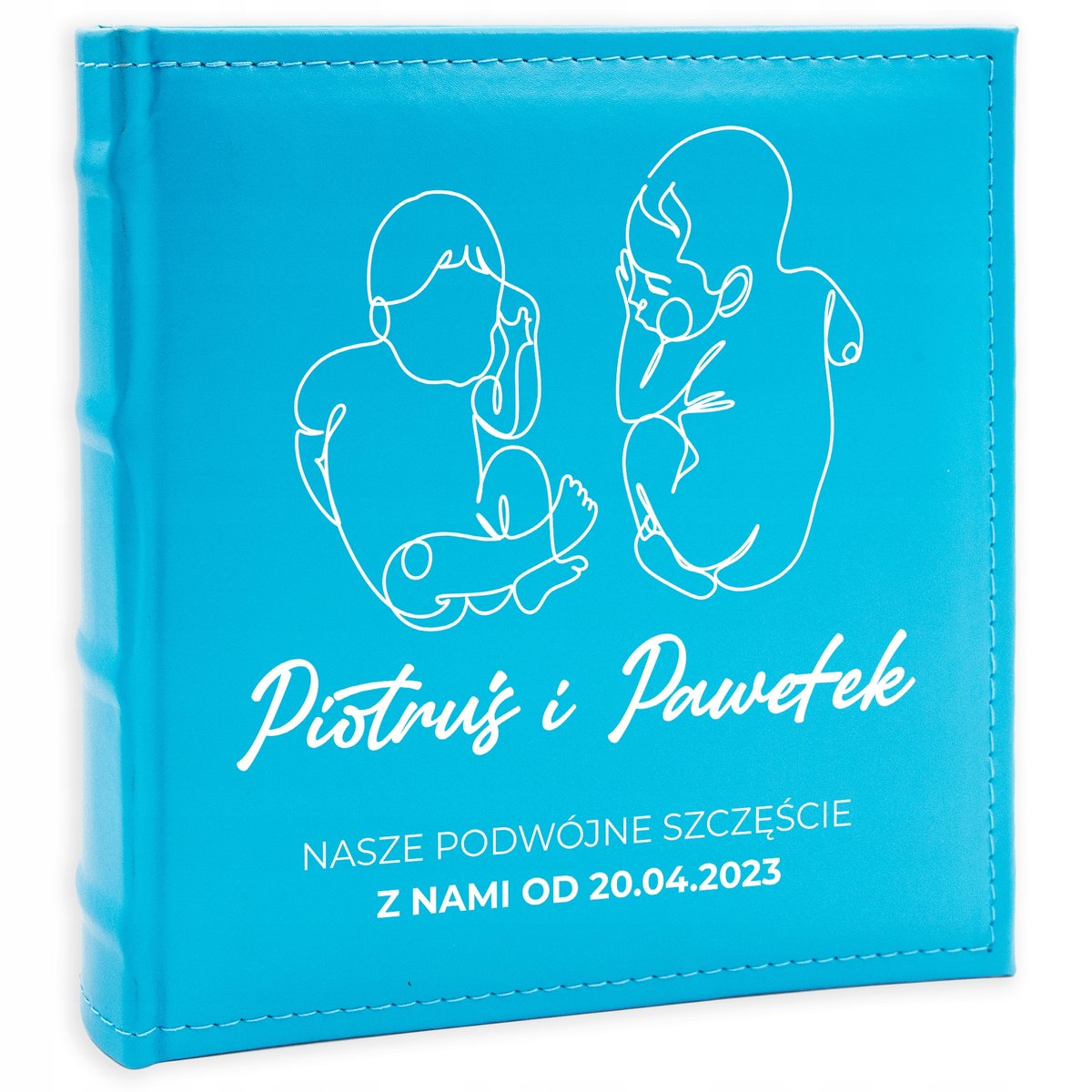 ALBUM BLIŹNIAKÓW NA ZDJĘCIA PREZENT METRYCZKA WZ - StyleCouture | Sklep EMPIK.COM