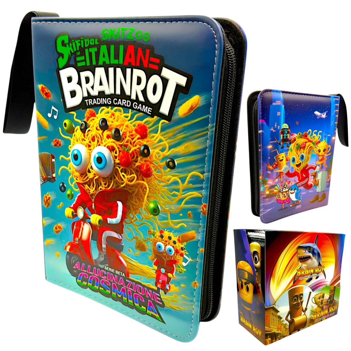 Album na 400 Kart Brainrot + Mega Box 288 Kart Kolekcjonerskich TCG ...