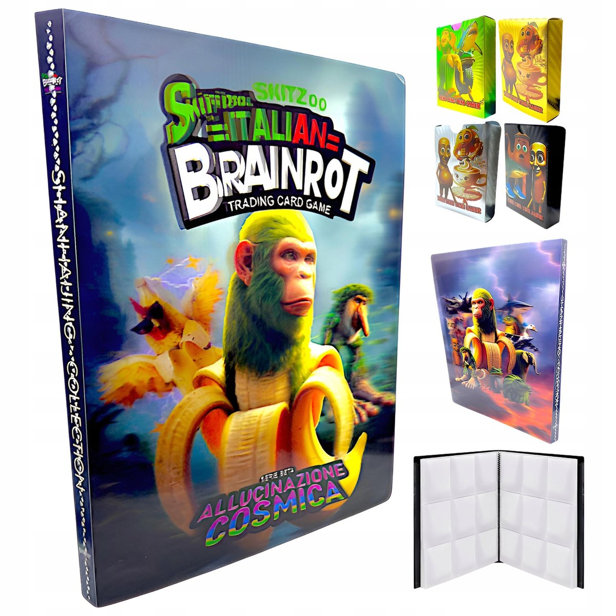 Album Na 432 Karty Brainrot + 55 Kart Kolekcjonerskich Tcg - własny ...