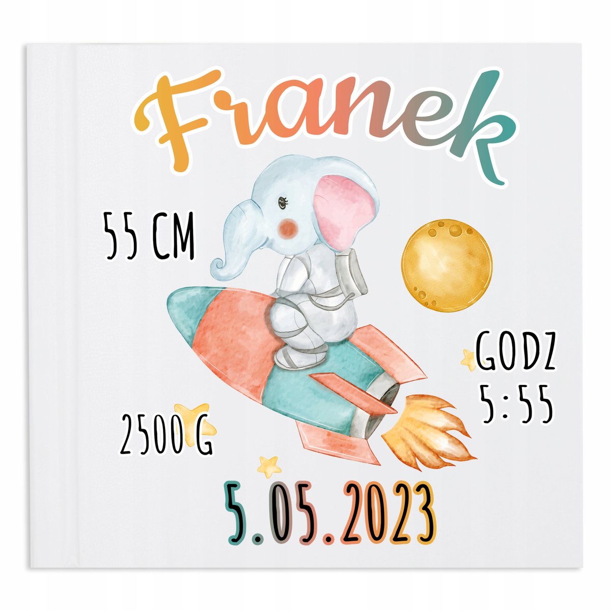 Album Na Zdjęcia Na Prezent Metryka TWOJE IMIĘ Wz - StyleCouture | Sklep EMPIK.COM