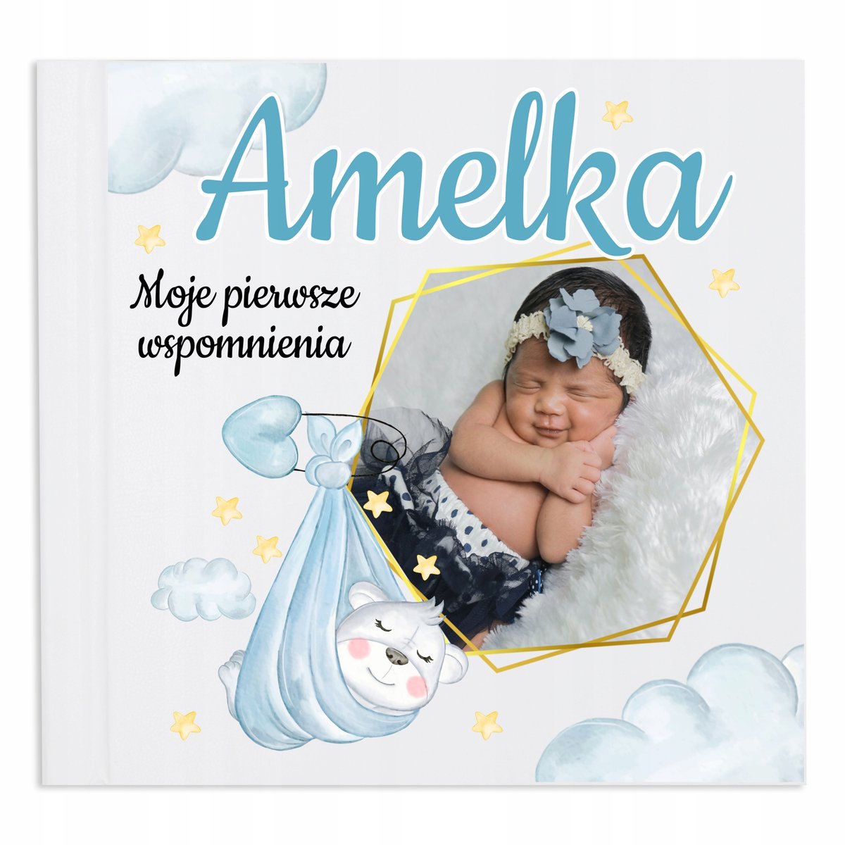 Album Na Zdjęcia PIERWSZE WSPOMNIENIA Imię Wzory - StyleCouture | Sklep EMPIK.COM