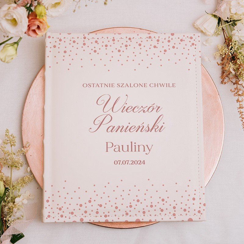 ALBUM na zdjęcia Prezent na panieński Rose Gold - SwistakPakuje.pl ...