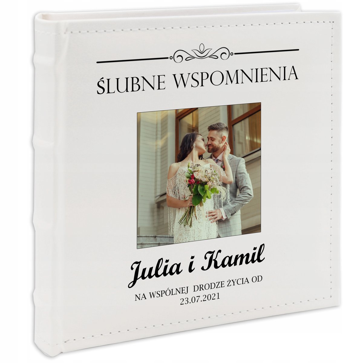 ALBUM PREZENT Na Ślub IMIĘ Data 200 ZDJĘĆ EKOSKÓRA - Funnycase | Sklep ...