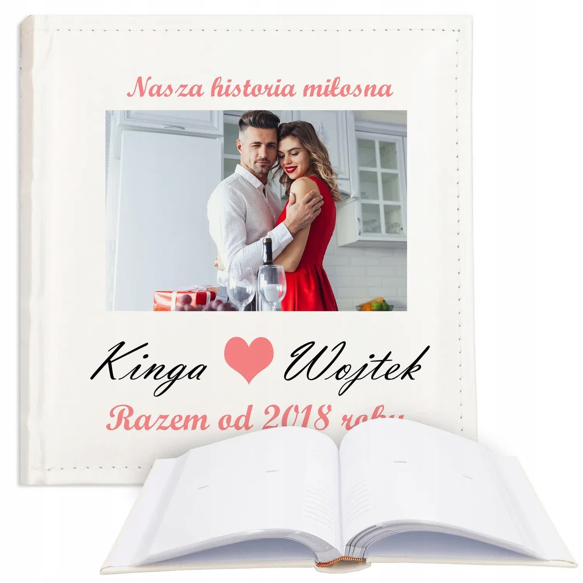 ALBUM Prezent na WALENTYNKI DLA PARY WZORY IMIĘ - StyleCouture | Sklep EMPIK.COM