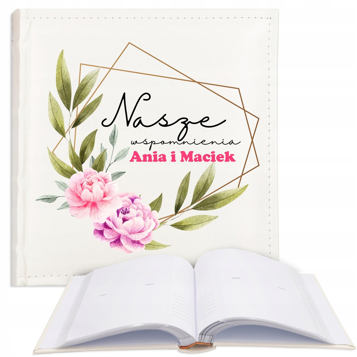 ALBUM SKÓRA PREZENT NA ROCZNICE ŚLUBU WZORY imię - StyleCouture | Sklep EMPIK.COM
