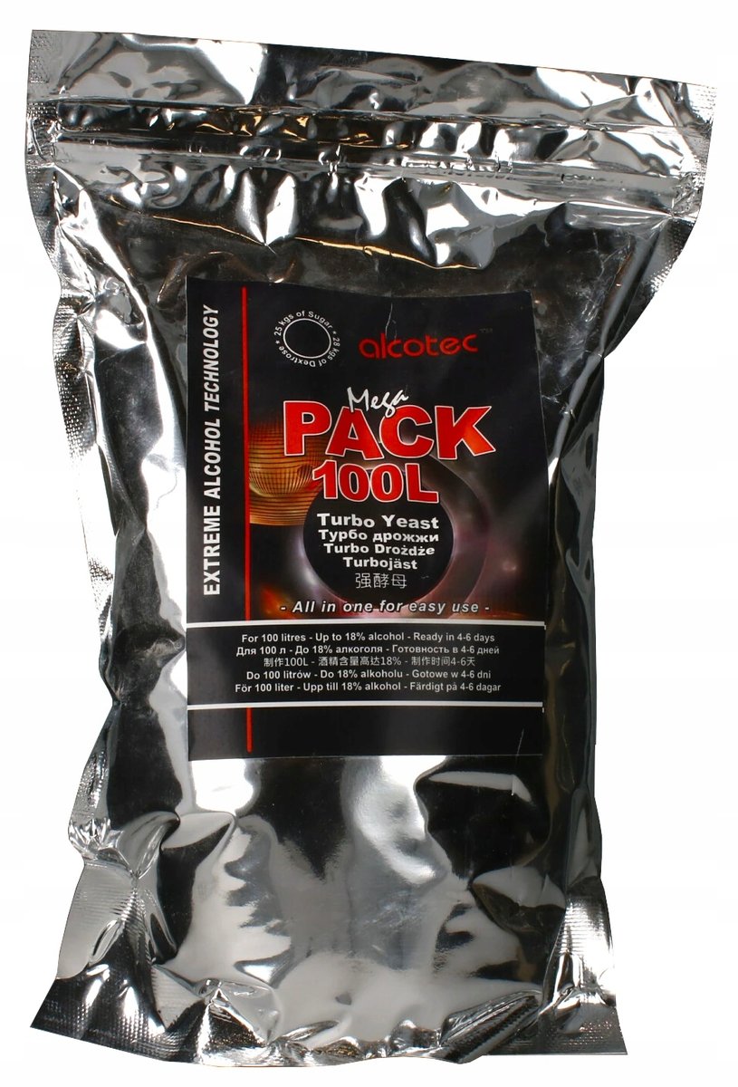 ALCOTEC MegaPack 1,8 kg na 500L drożdże gorzelnicze - Alcotec | Sklep EMPIK.COM