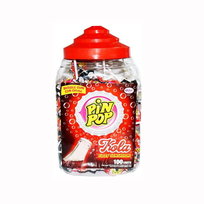 Aldor Lizak Pin Pop Cola Negra Z Gumą Balonową 100Szt - Towar Na ...