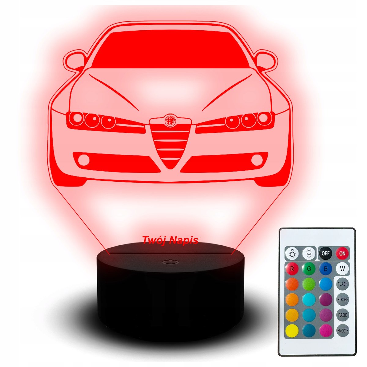 Alfa Romeo 159 Lampka Led 147 Samochód na Auto Grawer Pilot Zestaw ...