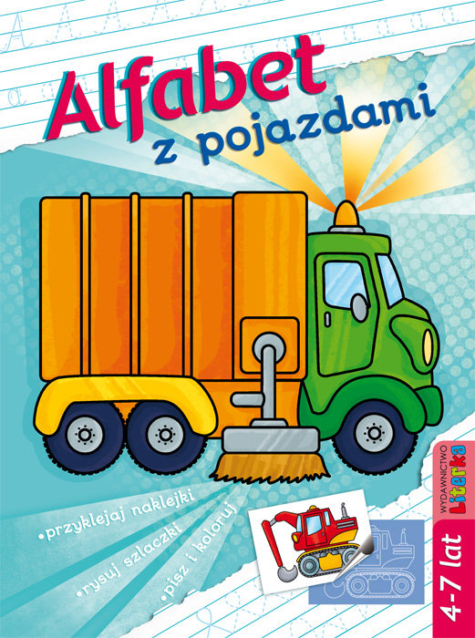 Alfabet z pojazdami - Opracowanie zbiorowe | Książka w Empik