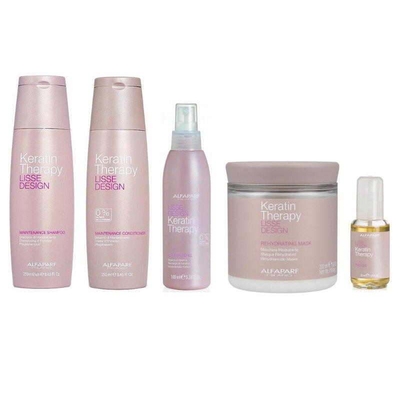 Alfaparf, Keratin Therapy, Zestaw kosmetyków do pielęgnacji, 5 szt ... Alfaparf, Keratin Therapy, Zestaw kosmetyków do pielęgnacji, 5 szt ...