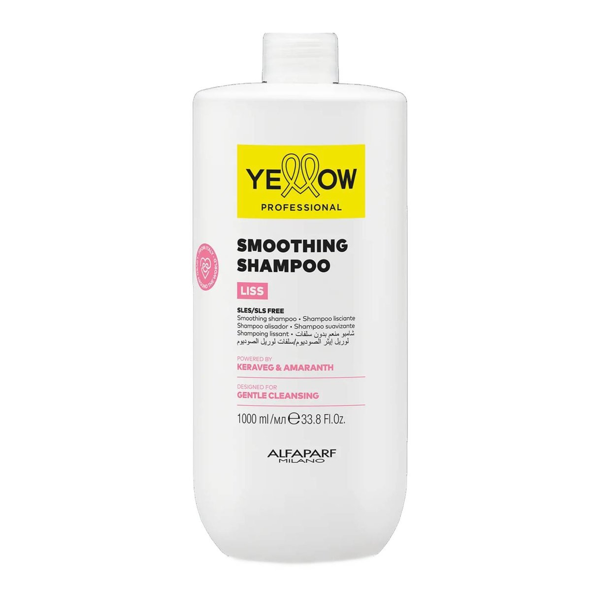 ALFAPARF YELLOW Szampon wygładzający do włosów SMOOTHING LISS - 1000ml ...