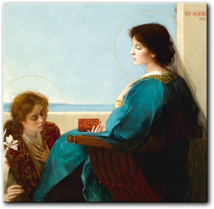 Alfred Agache, Zwiastowanie Pańskie. - PR06256 - PRINTORAMA | Sklep EMPIK.COM