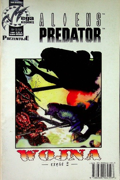 Aliens Predator Nr 5 Część 2 - Opracowanie zbiorowe | Książka w Empik