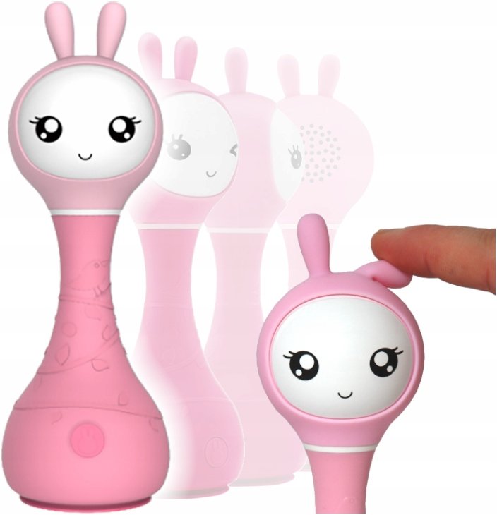ALILO KRÓLICZEK SMARTY BUNNY INTERAKTYWNY Zabawka Muzyka Grzechotka ...