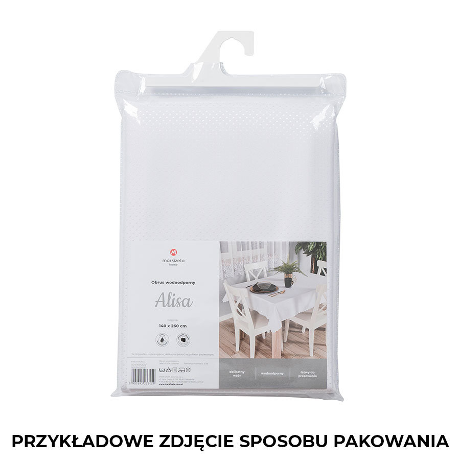 ALISA Obrus wodoodporny, 130x160cm, kolor biały - Markizeta | Sklep ...