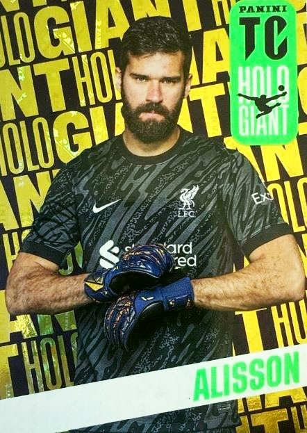 ALISSON - HOLO GIANT PANINI TOP CLASS 2025 Limited Giants - LIVERPOOL ...