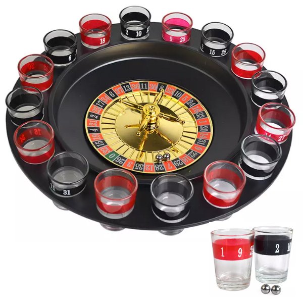 Alkoholowa gra imprezowa ruletka kieliszki 16 szt - ULTIMAR | Sklep ...