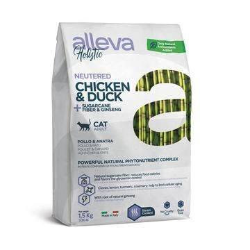 Alleva Holistic (Sterilized) Chicken & Duck + Aloe vera & Ginseng 10kg ...