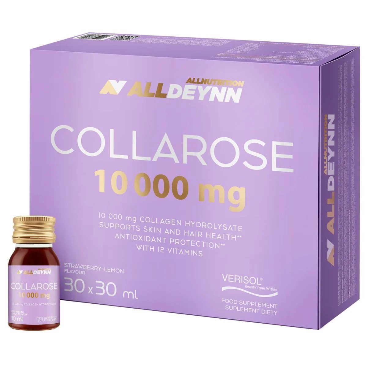 ALLNUTRITION Collarose 10000mg Suplement Diety Truskawka-Cytryna ...