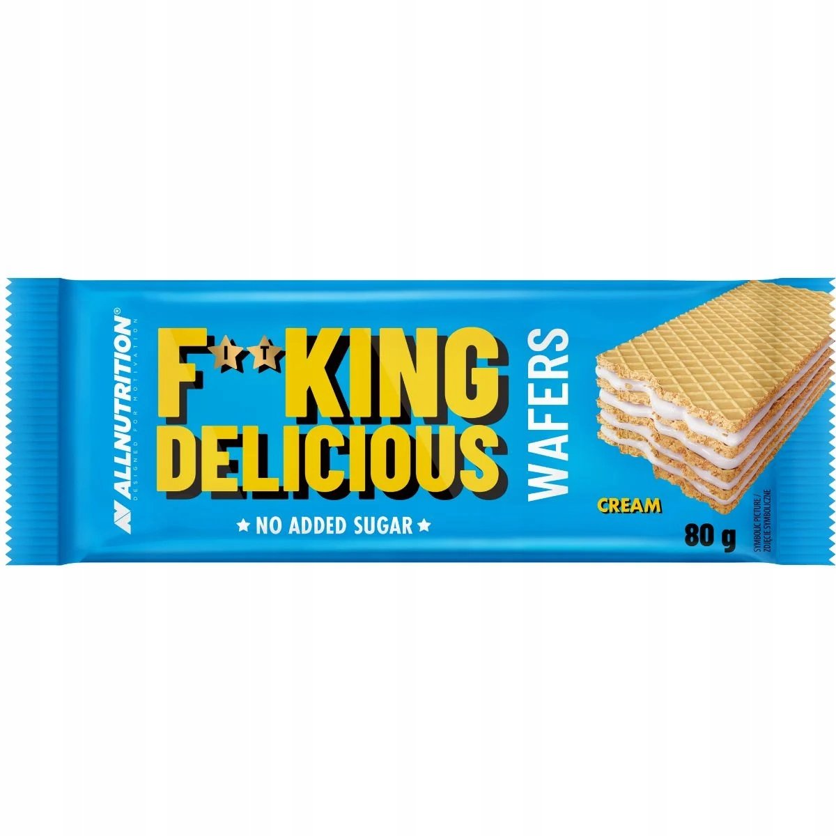 Allnutrition Fitking Delicious Wafers 80G Wafle Śmietankowe Fit Bez ...