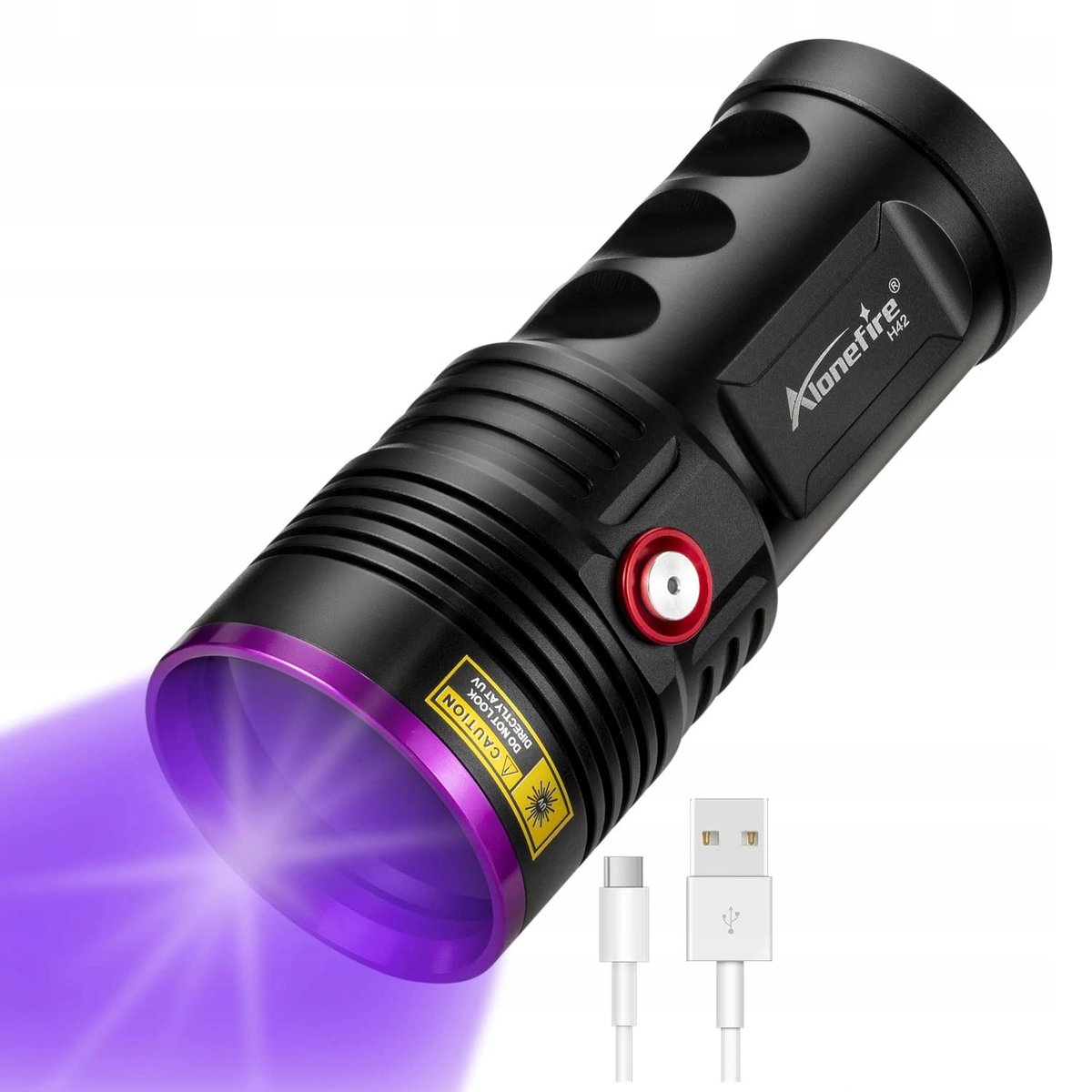 Alonefire H42 UV 36W Profesjonalna latarka UV 365nm - Inna marka ...