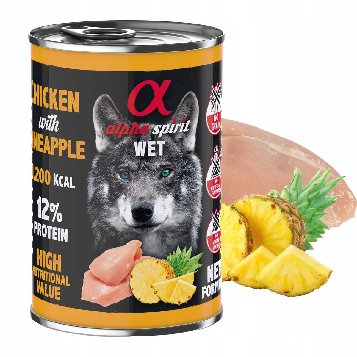 ALPHA SPIRIT Karma mokra dla psa KURCZAK 400g - Alpha spirit | Sklep ...