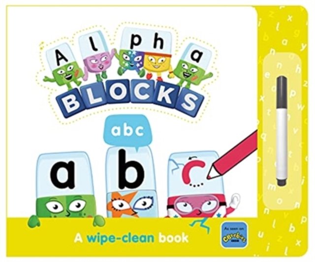 Alphablocks ABC. A Wipe-Clean Book - Opracowanie zbiorowe | Książka w Empik